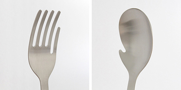 Clever hand-shaped fork and spoon - Alltop Viral